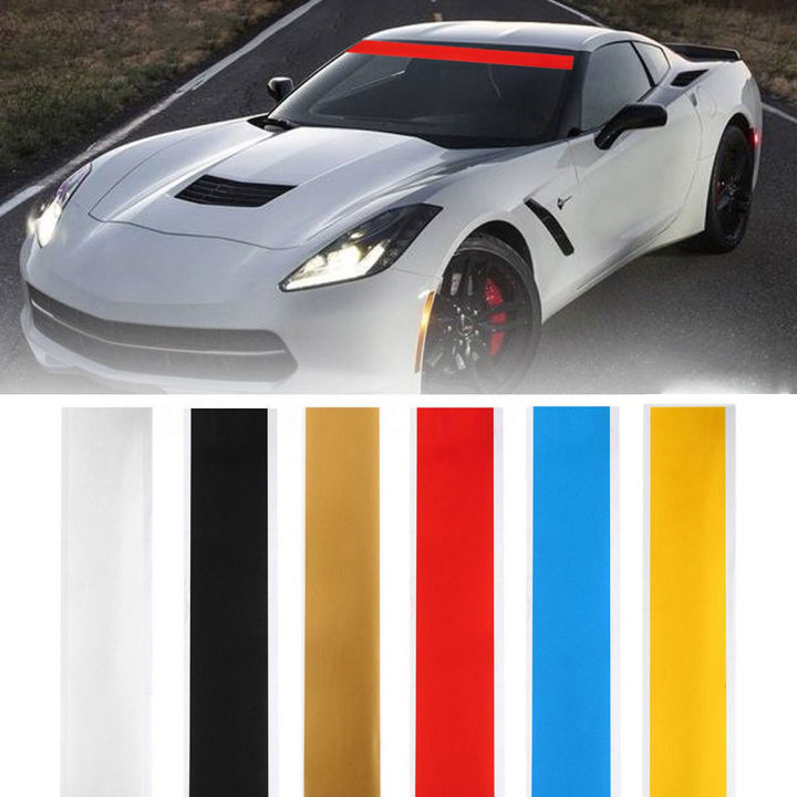 FG Optional Color 152CM 6"x60" Car Vinyl Windshield Decal Strip Racing ...
