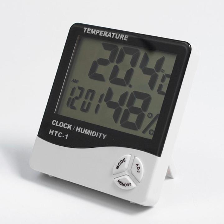 LCD Electronic Digital Temperature Humidity Meter Indoor Outdoor ...