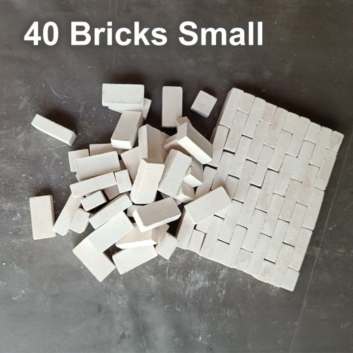 40 Mini Bricks for Kids to Build Dollhouses - Small Size Mini Bricks ...