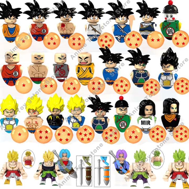 KT1007 xp051 Anime Son Goku Dragon Ball Z Building Blocks mini Anime ...