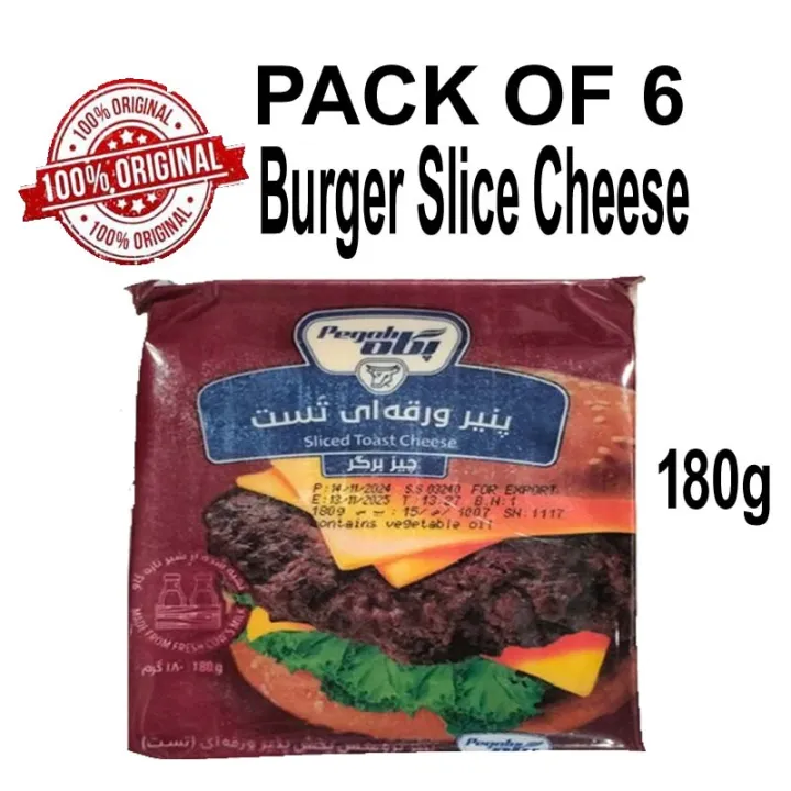 Pack of 6 Cheese | 10 Slices Each | Imported Slice Cheese | Cheese ...