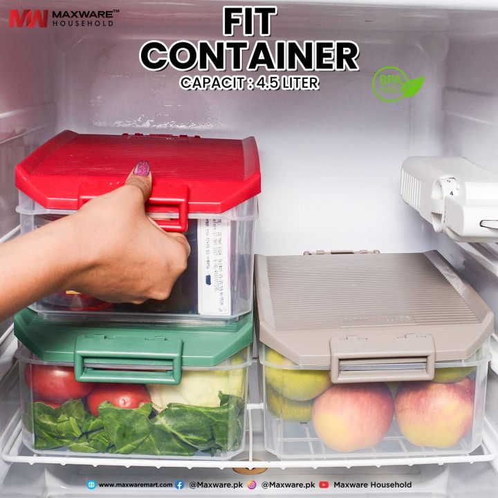 Maxware Household Fit Container (4500 ml) | Daraz.pk