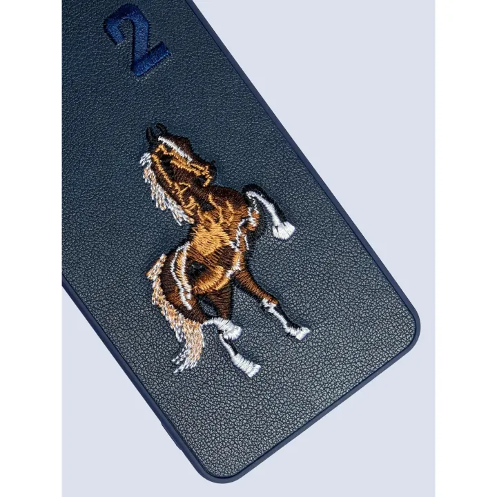 Samsung Galaxy S22 – Polo Embroidered Faux Leather Rexine Back Cover ...