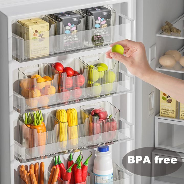 Bins for refrigerator store