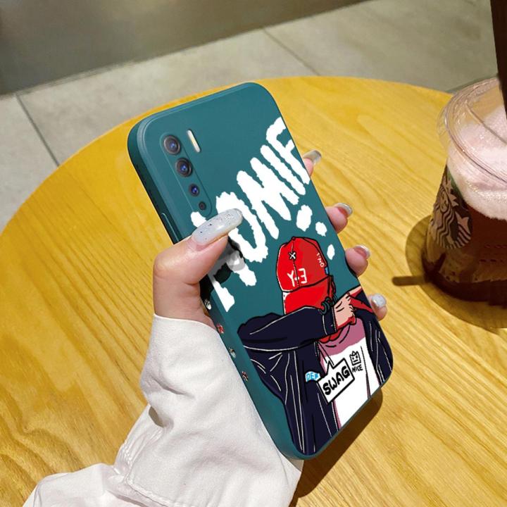 YIWESAN For OPPO F15 Case Thin Original Side Edge Square Phone Case ...