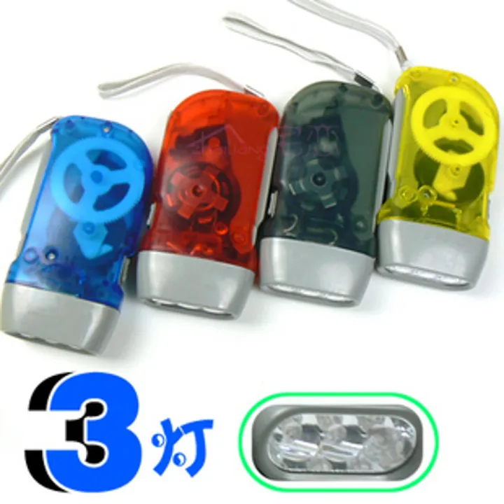 Transparent Hand Electric Light Three Lights LED Light Hand Pinch Torch ...