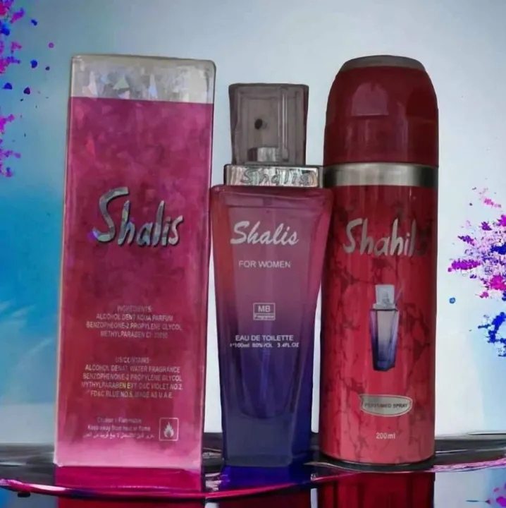 Pack Of 2 Shalis Pink Women Perfume 100ml & 200ml Shalis Pink body ...