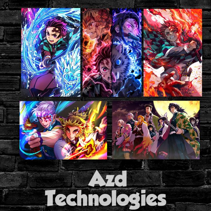 5 Large Demon Slayer Posters of Your Choice XL Sized Anime Posters 18 x ...