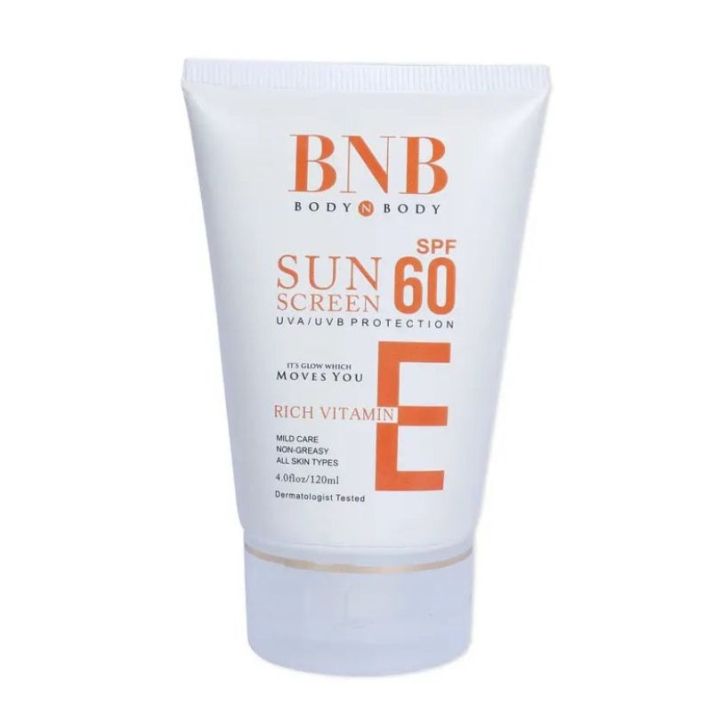 BNB Sunscreen SPF60 120ml | Daraz.pk