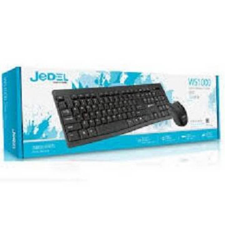 Jedel Wireless Keyboard & Mouse Combo - Ws1100 | Daraz.pk