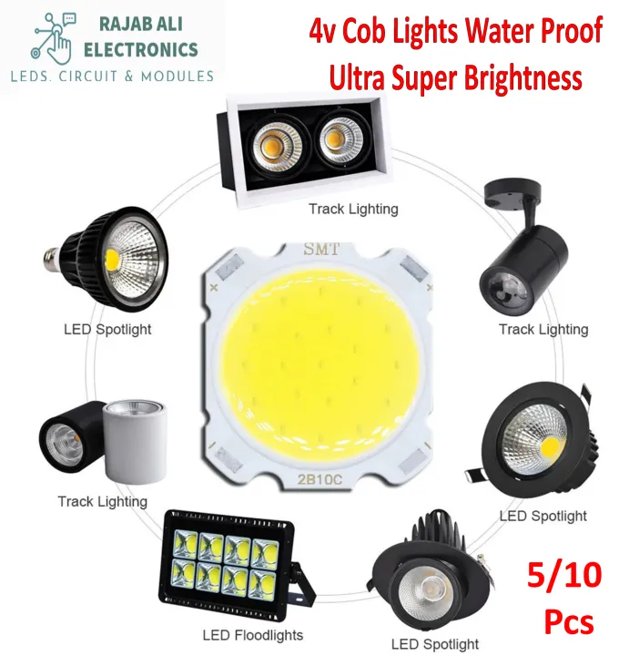 (Pack of 5/10) - Ultra Super Brights 3V-5V 5W COB LED Strip Light Super ...