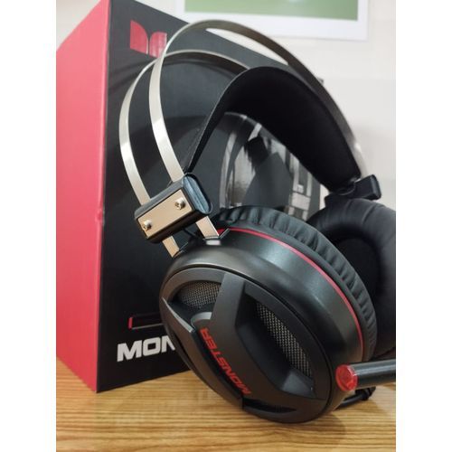 Monster Gaming Headset with Red Light | Daraz.pk