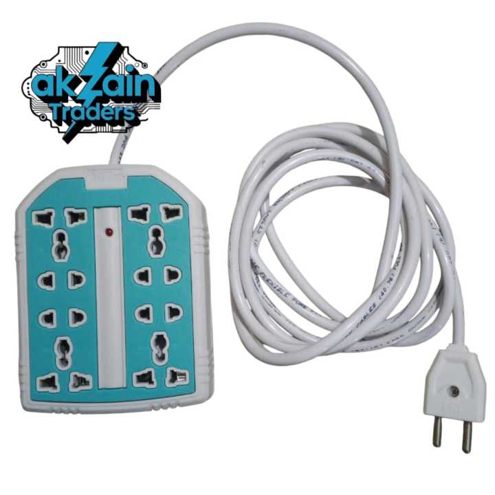 Multi Socket Extension Board 10 Holes – With & Without Copper Wire for ...