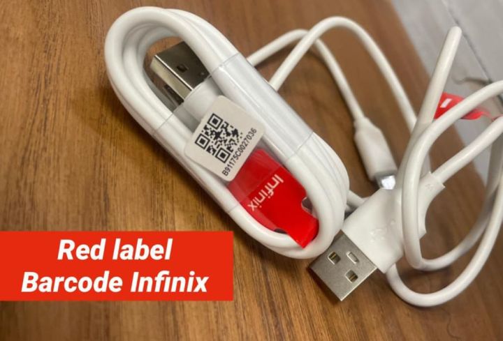 Infinix High-Speed Red Lebel Micro USB Cable - White | Daraz.pk