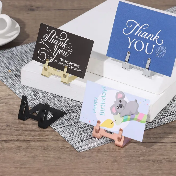 L Shape Party Wedding Paper Clamp Place Card Holder Price Label Holder ...
