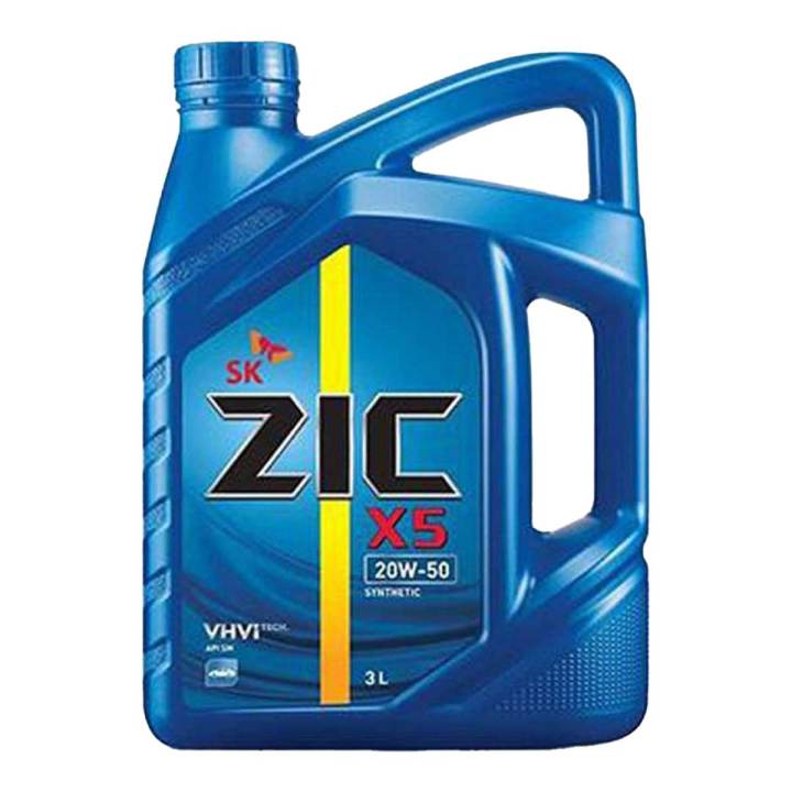 ZIC X5 20W-50 (Petrol ENGINE OIL) 4L | Daraz.pk