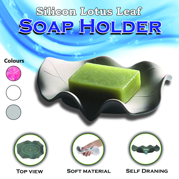 Leaf Soap Holder Leaf Shape Decorative Drainage Soap Holder Leaf