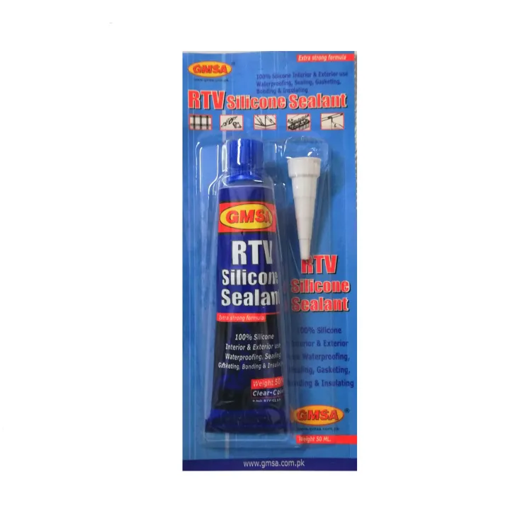 GMSA RTV Silicone Sealant (20 ml & 50 ml) Tube (Transparent) Best For ...