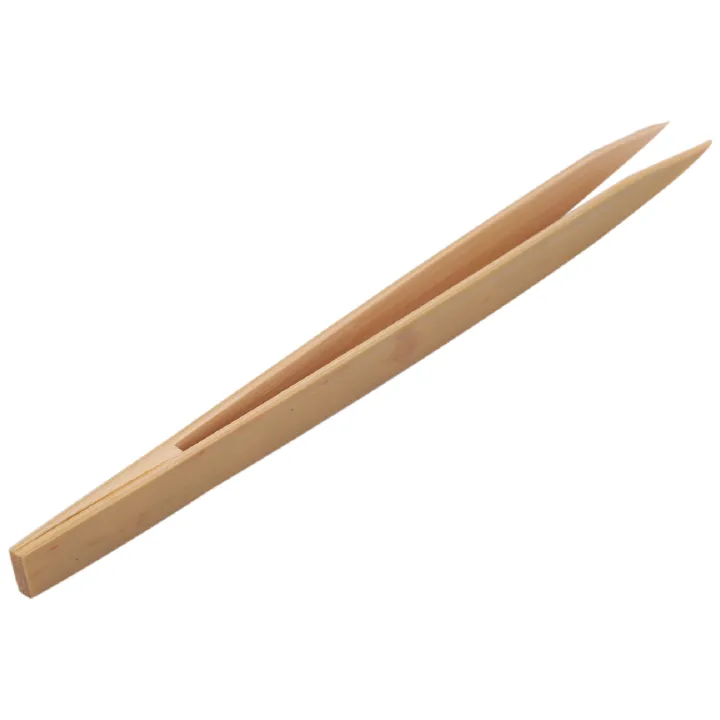 Pointy Tip Bamboo Straight Tweezer Tea Tong Handy Tool | Daraz.pk