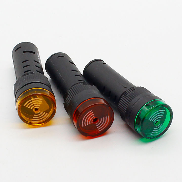 Panel Mount 16mm Led Indicator Buzzer 12v 24v 220v Led Buzzer | Daraz.pk