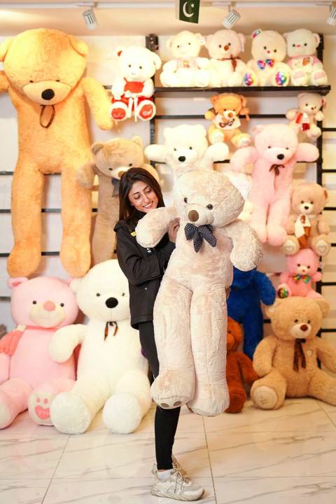 Soft And Huggable Jumbo Brown Teddy Bear 120cm - Giant Teddy Bear ...