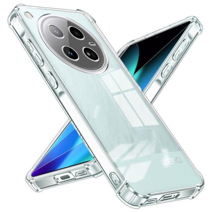 Infinix Zero 40_ Bumper Transparent Back Cover Soft TPU Shock Proof ...