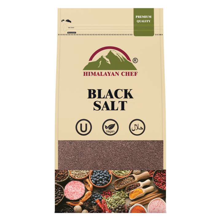 Himalayan Chef Black Salt Bag - 454g | Kala Namak | Daraz.pk