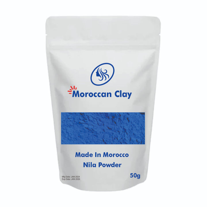 Moroccan Beauty Blue Nila Powder – Nila Powder - Face Glow - Moroccan ...