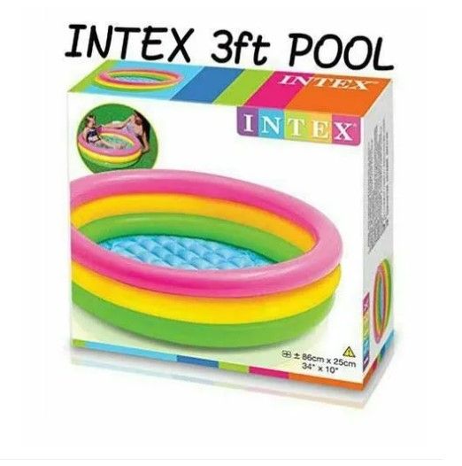 INTEX Sunset Glow Baby Pool ( 34" X 10" ) | Daraz.pk