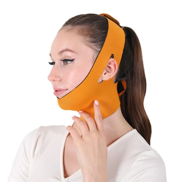 【HOT】 Elastic Face Slimming Bandage Women Chin Cheek Jawline Lift Up ...