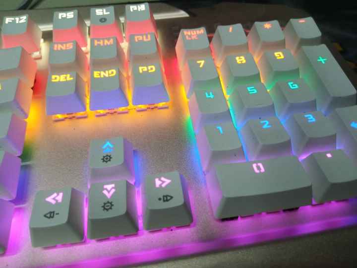 Mechanical RGB Gaming Keyboard (MIX) - Blue Switch Same As Shown | Daraz.pk