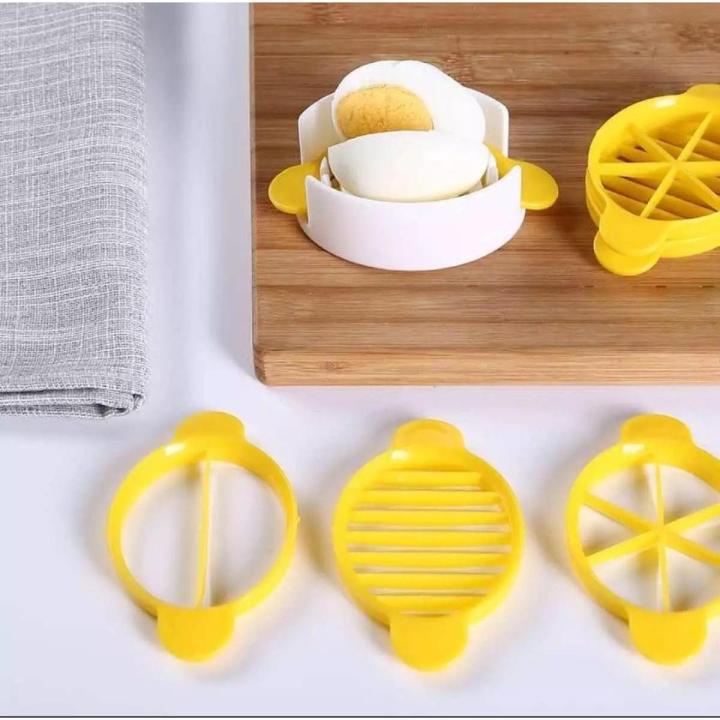 Multi-Purpose Plastic Egg Cutter Cutting Device Food Divider Slicer Egg ...