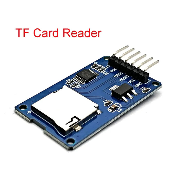 TF Card Reader Module SPI Interfaces with Level Converter Chip for ...