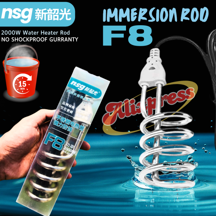 Electric water Heater Rod 2000W Portable F8 Immersion Rod Premium ...