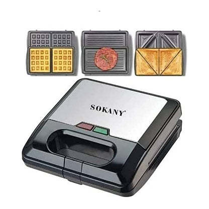 RAF Non-Stick Grill Steak Toaster 3-in-1 Smokeless Sandwich Toaster R ...