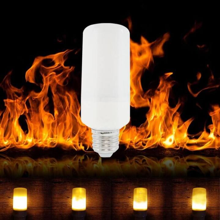 Led Dynamic Flame Effect Flickering Fire Bulb | Daraz.pk