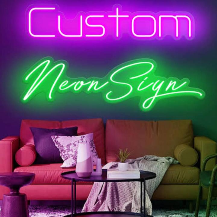 Custom Neon Signs Sign Board Neon Led Light Custom Names Designs Name ...