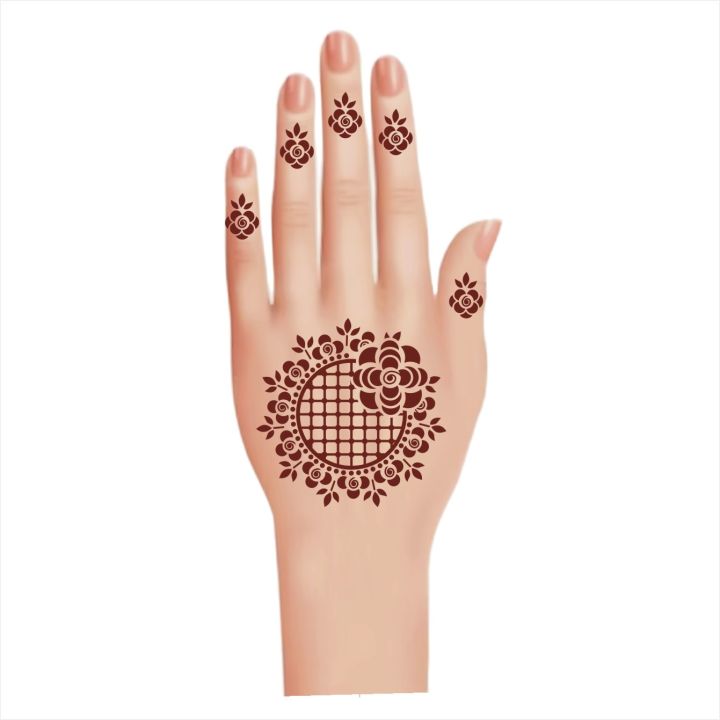 Henna Stencil Mehndi Sticker Design # 130 | Daraz.pk