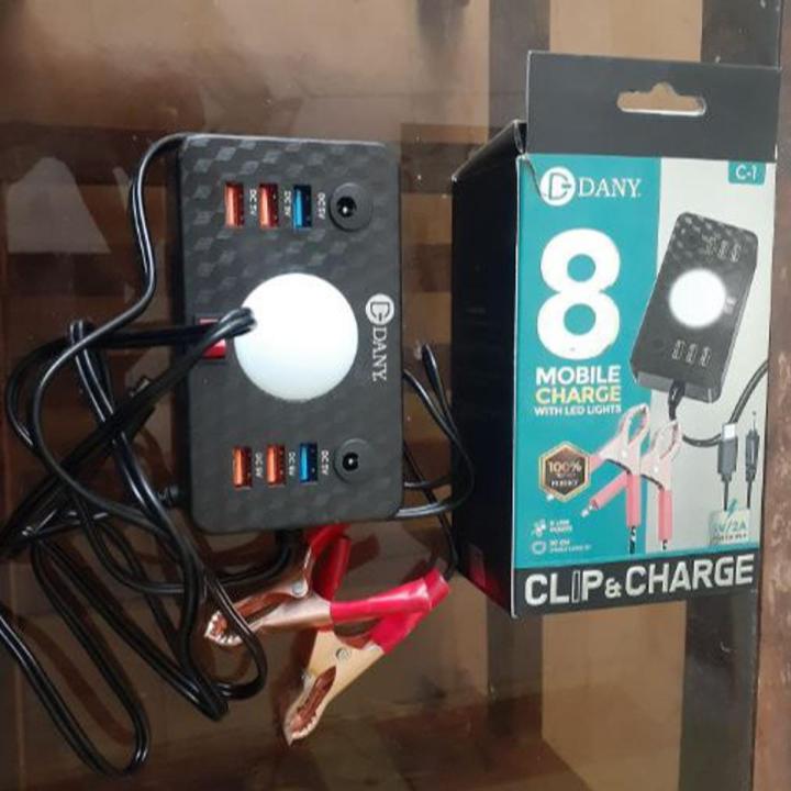 clipper with LED Light 6 USB ports ( Battery DC Solar Mobile Phone ...