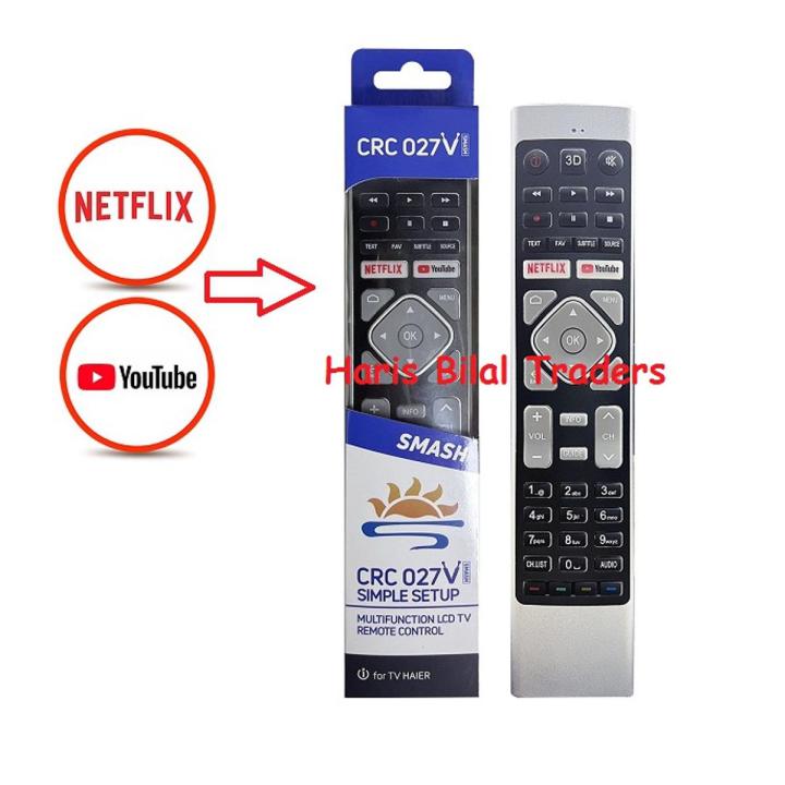 Haier Smart Android Led Tv Remote Control Without Voice Cammand With