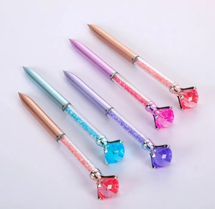 1 Pc Diamond Stylish Pen | Beautiful Pens for Girls | Unique Pen for ...