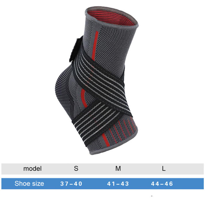 Yoomee 1Pcs Sports Ankle Brace Compression Strap Sleeves Support 3D ...