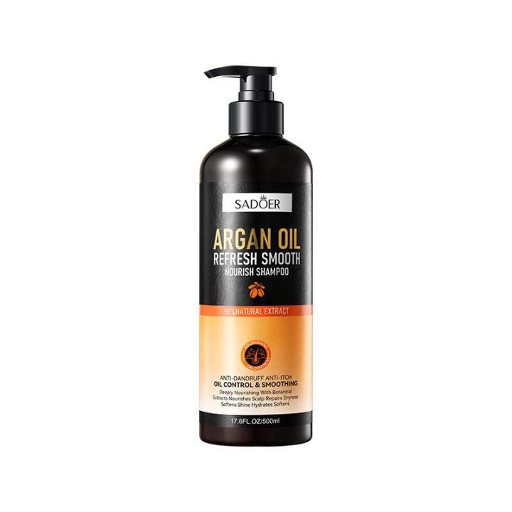 Sadoer Argan Oil Anti Dandruff Anti Itch Hair Shampoo 500ml 98% Argan Extract | Daraz.pk