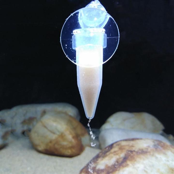 Automatic Red Worm Aquatic Shrimp Aquarium Pet Cone Feeder Aquarium ...