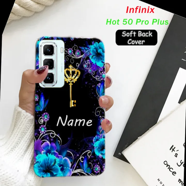 Infinix Hot 50 Pro Plus Back Cover - Name Customised Soft Case | Daraz.pk