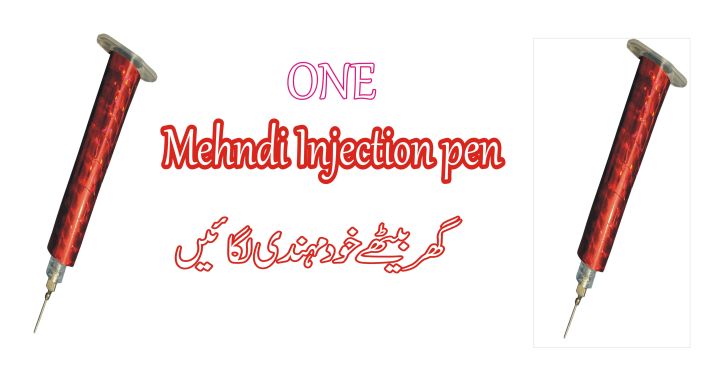 Mehndi injection Pen for creating professional design on your hands ...