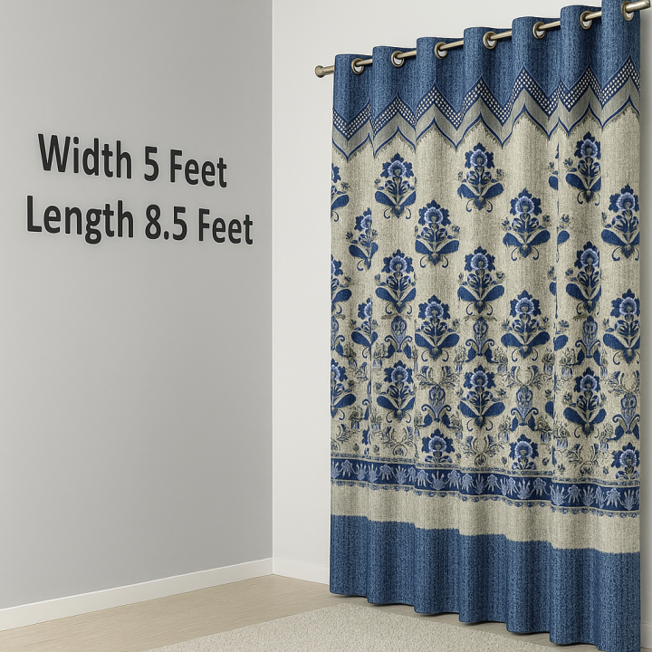 Classic Window Parda for Home | Smooth Fabric Eyelet Curtains | Stylish ...