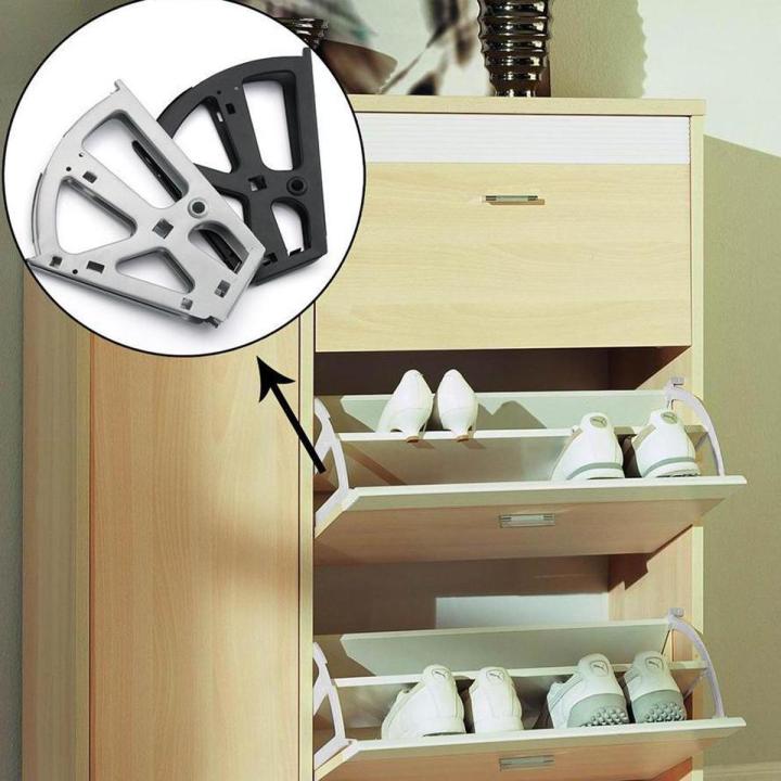 2pcs Shoe Flip Frame Rack Shelf Shoes Cabinet Hinge Hardware Fitting ...