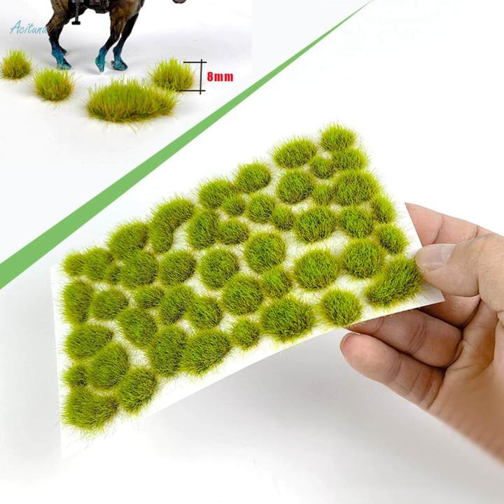 95Pcs Large Cluster Grass Static Scenery Model for Garden Scenery ...