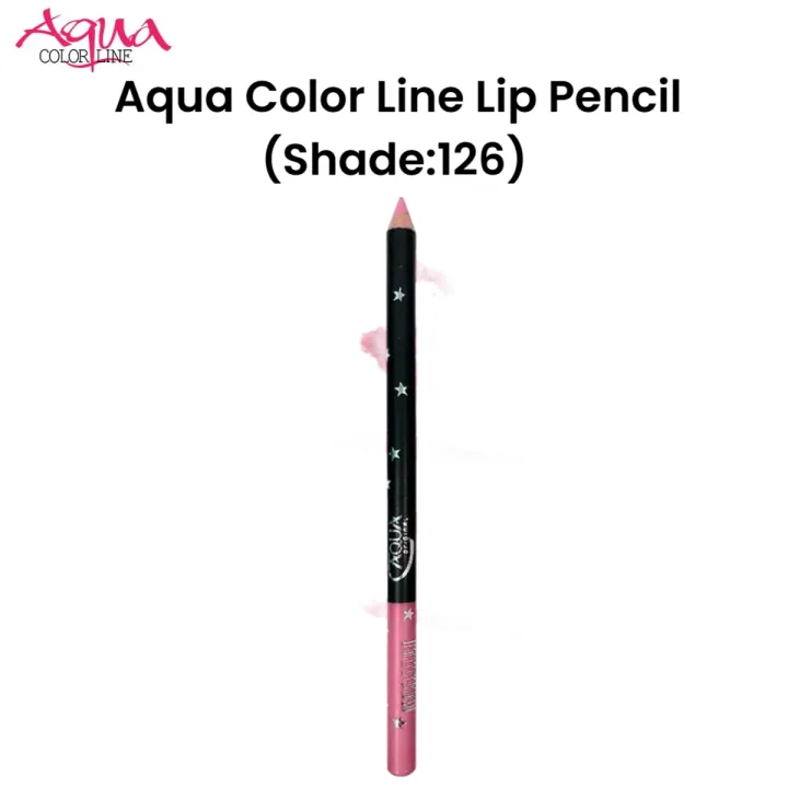 Aqua Color Line Lip Pencil (Shade:126) | Daraz.pk